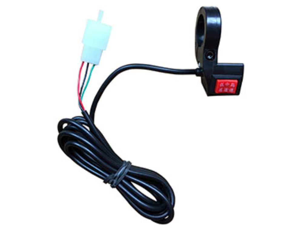 throttle with voltage display